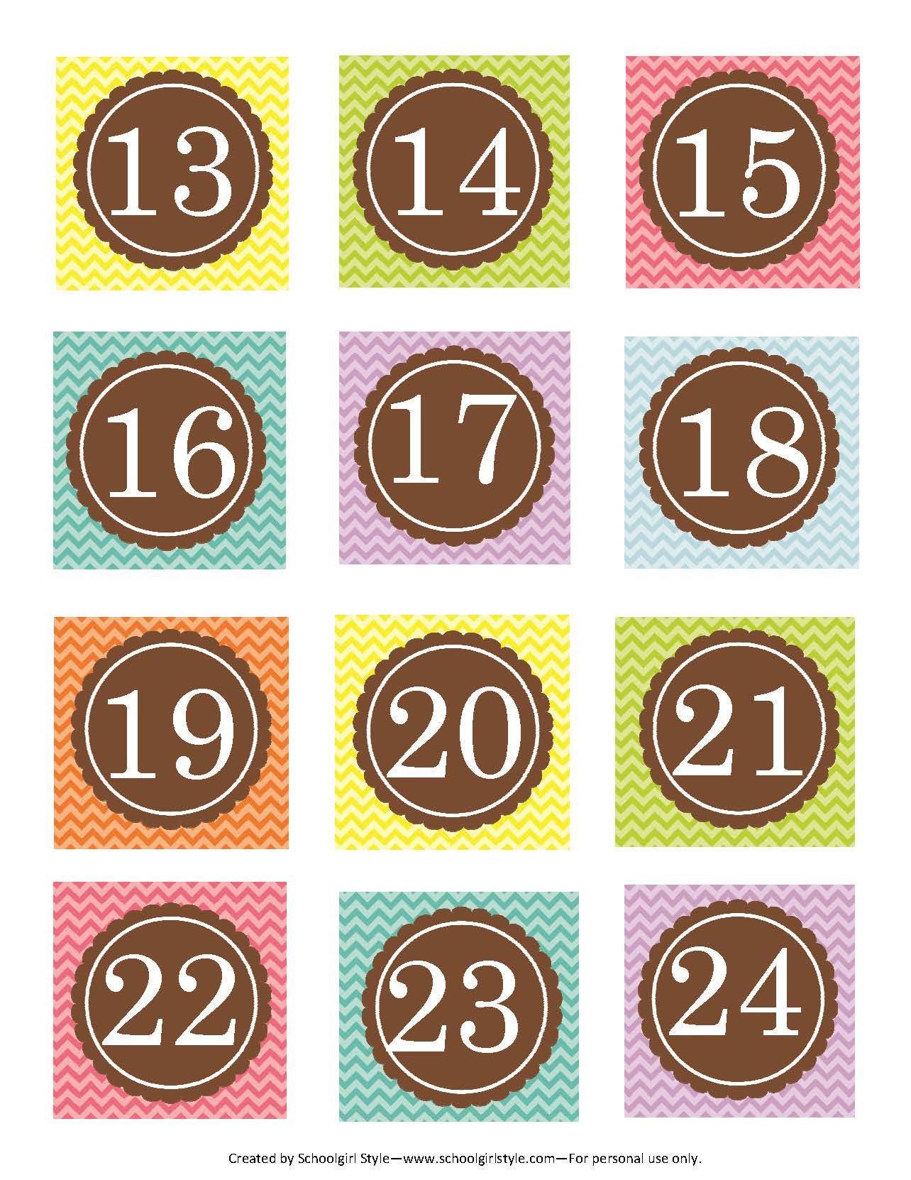 Calendar Pieces|Schoolgirl Style