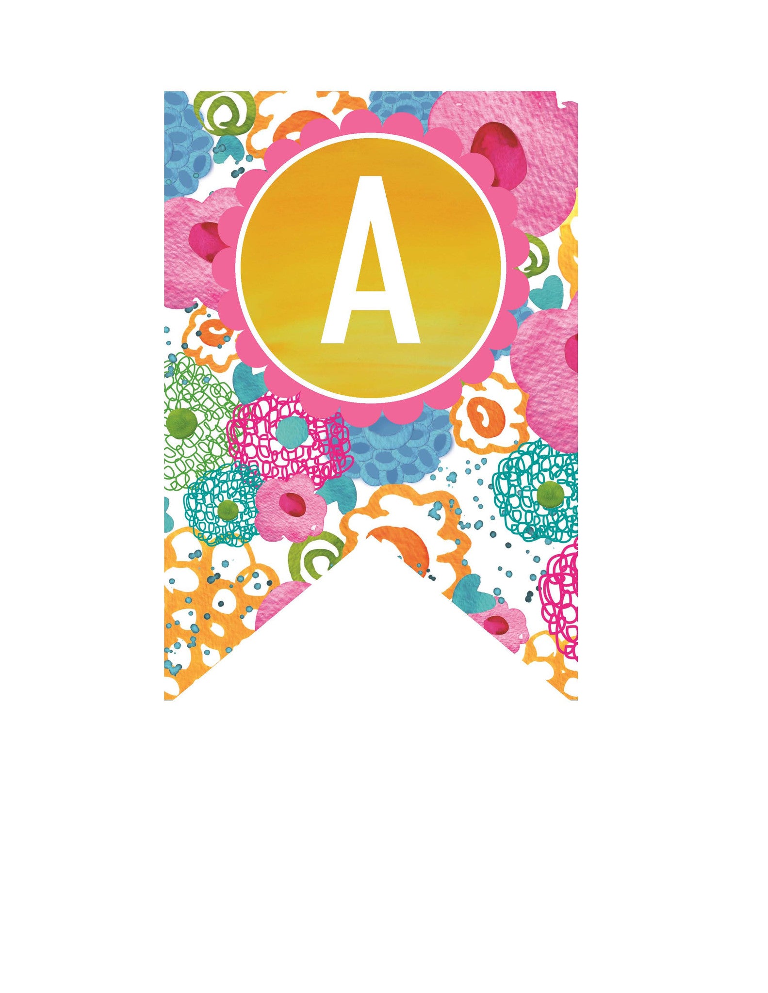 Printable Birthday Banner Letters