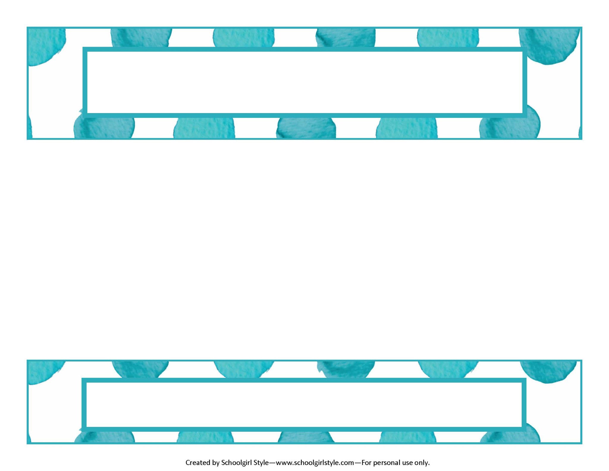 Binder Spines| Flamingo Watercolor | Schoolgirl Style