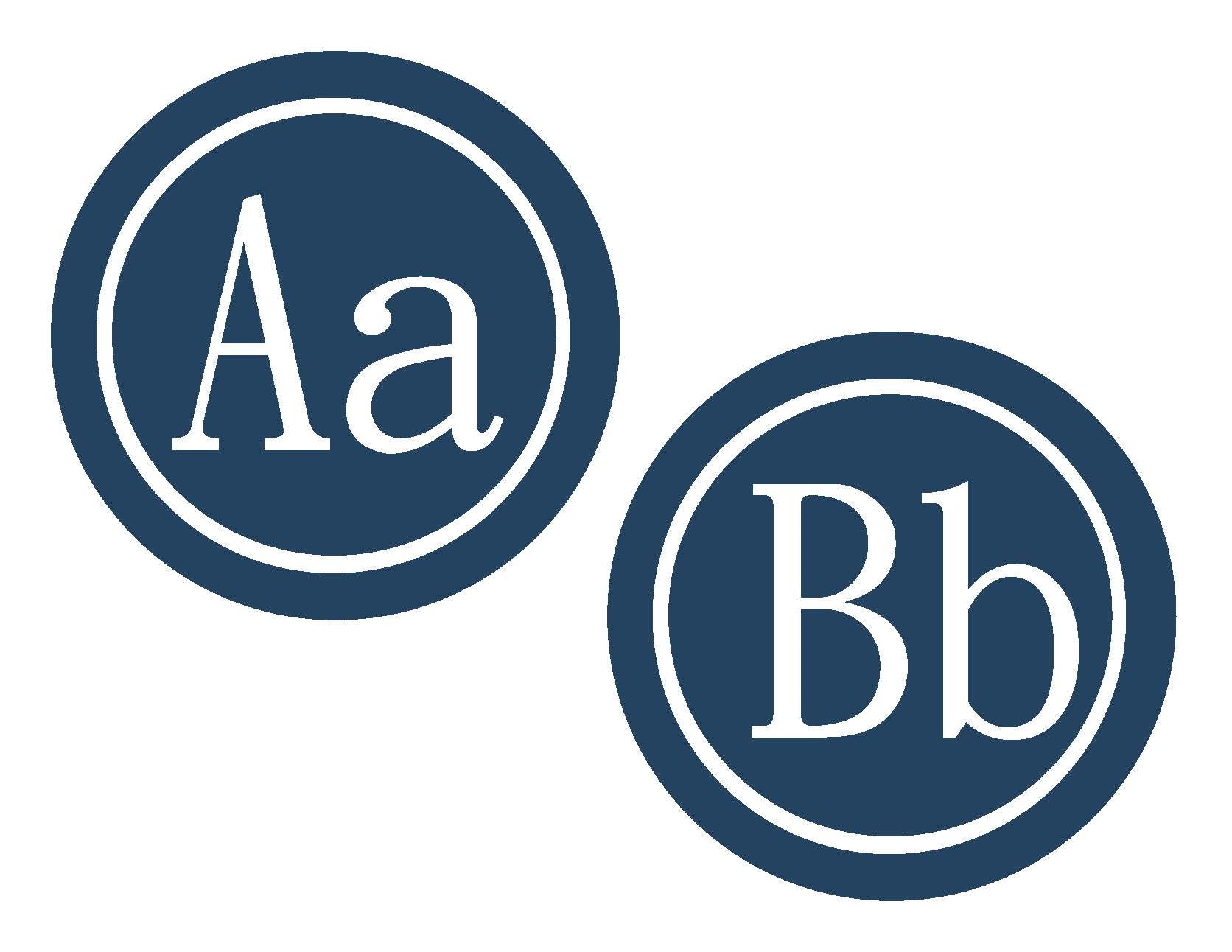 Word Wall | Preppy Nautical Red and Navy Blue | Schoolgirl Style