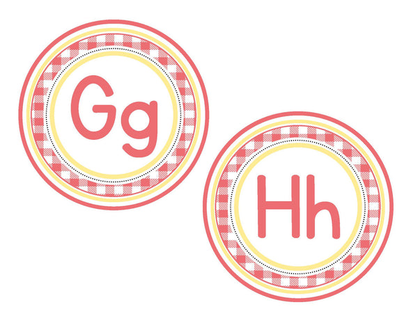 Word Wall Labels | Hello! Sunshine Coral | Schoolgirl Style