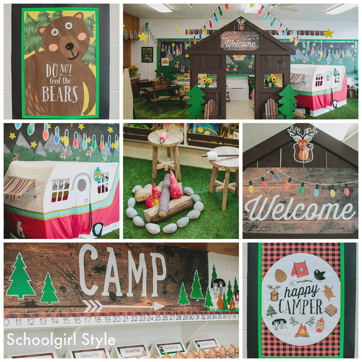 "Happy Camper" | Full UPRINT Bundle | Printable Classroom Decor | Teac ...