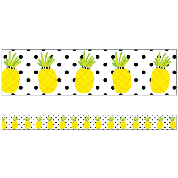 Tropical Pineapple | Bulletin Board Border | Simply Stylish Tropical ...