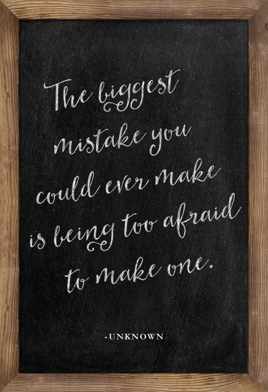 Inspirational Posters Chalkboard | Industrial Chic | Schoolgirl Style