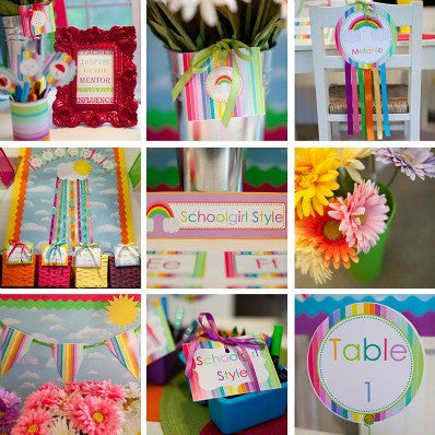 Rainbow | Full Printable Classroom Decor Bundle | Printable Classroom ...