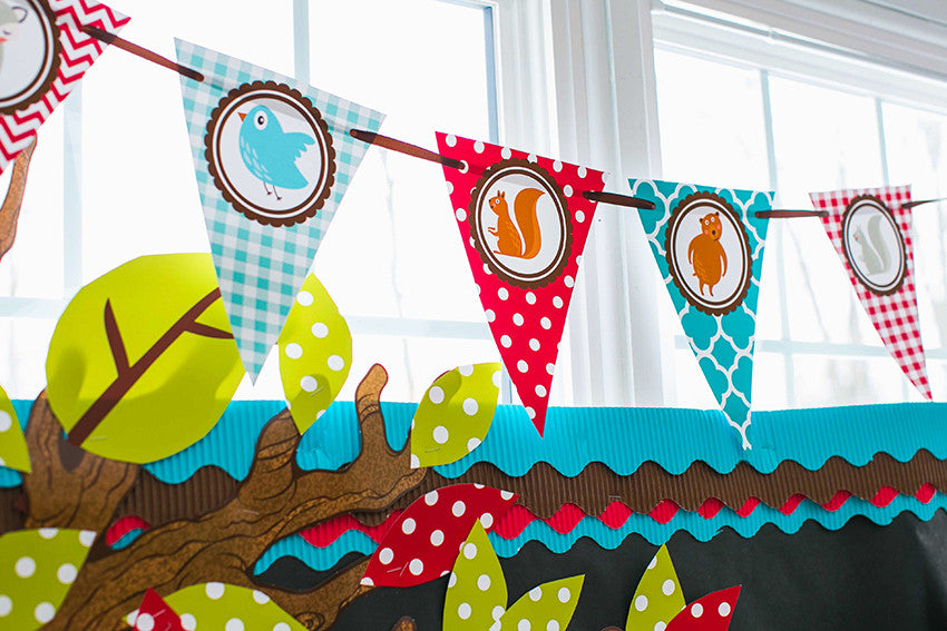 Fun Pennants | Woodland Animals | Schoolgirl Style
