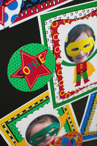 Star Name Tags | Superheroes | Schoolgirl Style