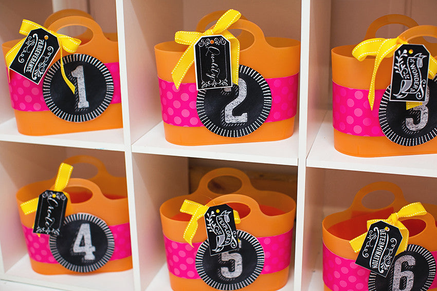 Chalkboard and Polka Dots | Full Printable Classroom Decor Bundle | Pr ...