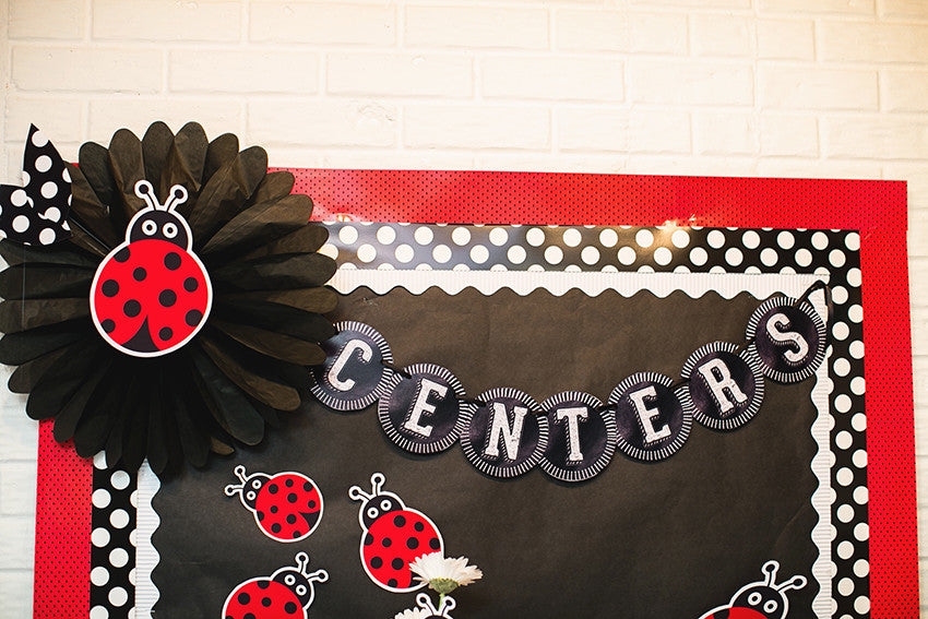 Chalkboard and Polka Dots | Full Printable Classroom Decor Bundle | Pr ...