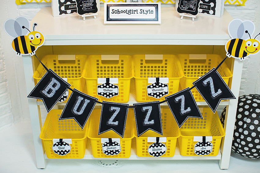 Chalkboard and Polka Dots | Full Printable Classroom Decor Bundle | Pr ...