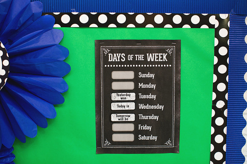Chalkboard and Polka Dots | Full Printable Classroom Decor Bundle | Pr ...