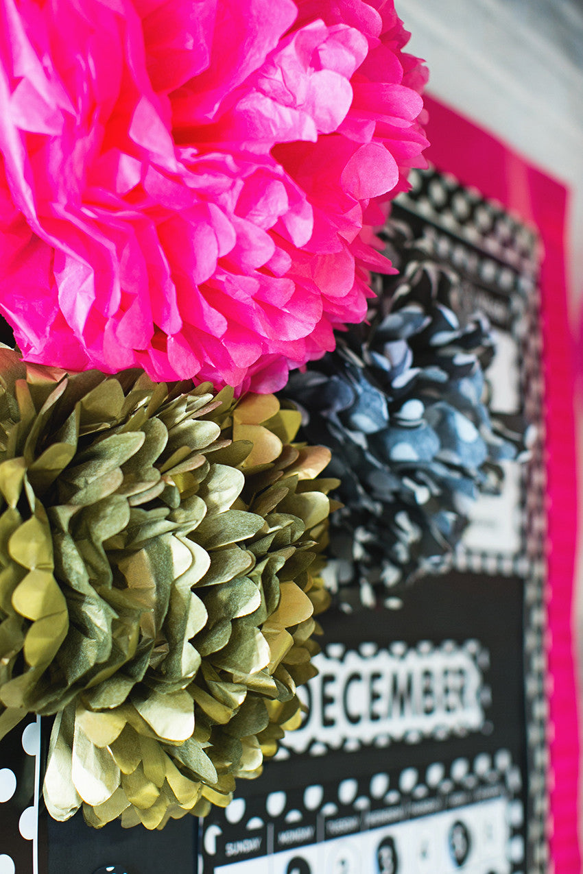 Chalkboard and Polka Dots | Full Printable Classroom Decor Bundle | Pr ...