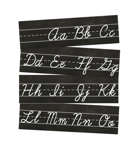Cursive Alphabet Line|UPRINT – Schoolgirl Style