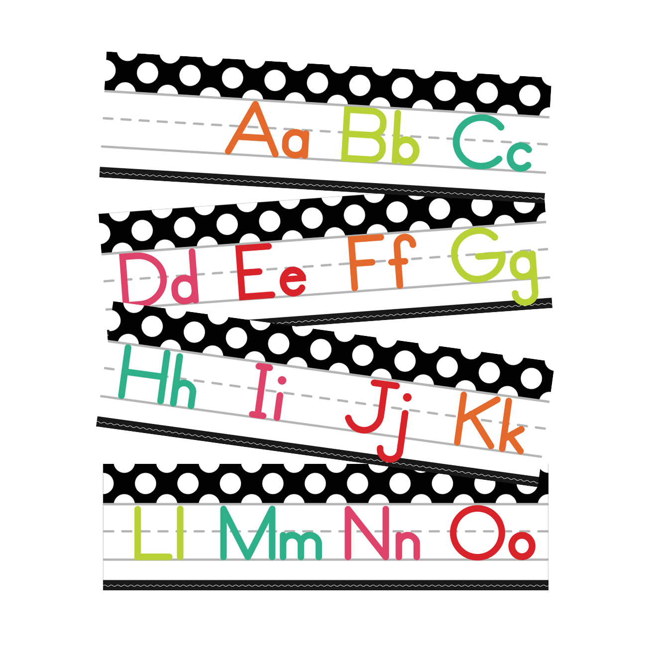 Alphabet Line Manuscript (Black) | Black, White and Stylish Brights ...