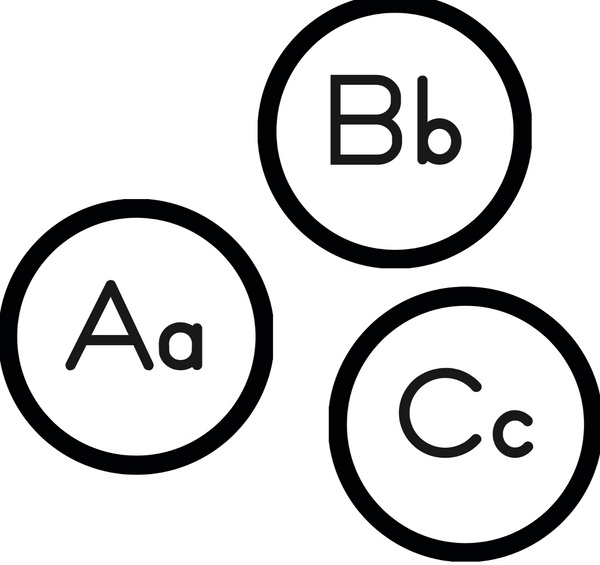 Word Wall Letters | Black, White and Stylish Brights | Schoolgirl Style