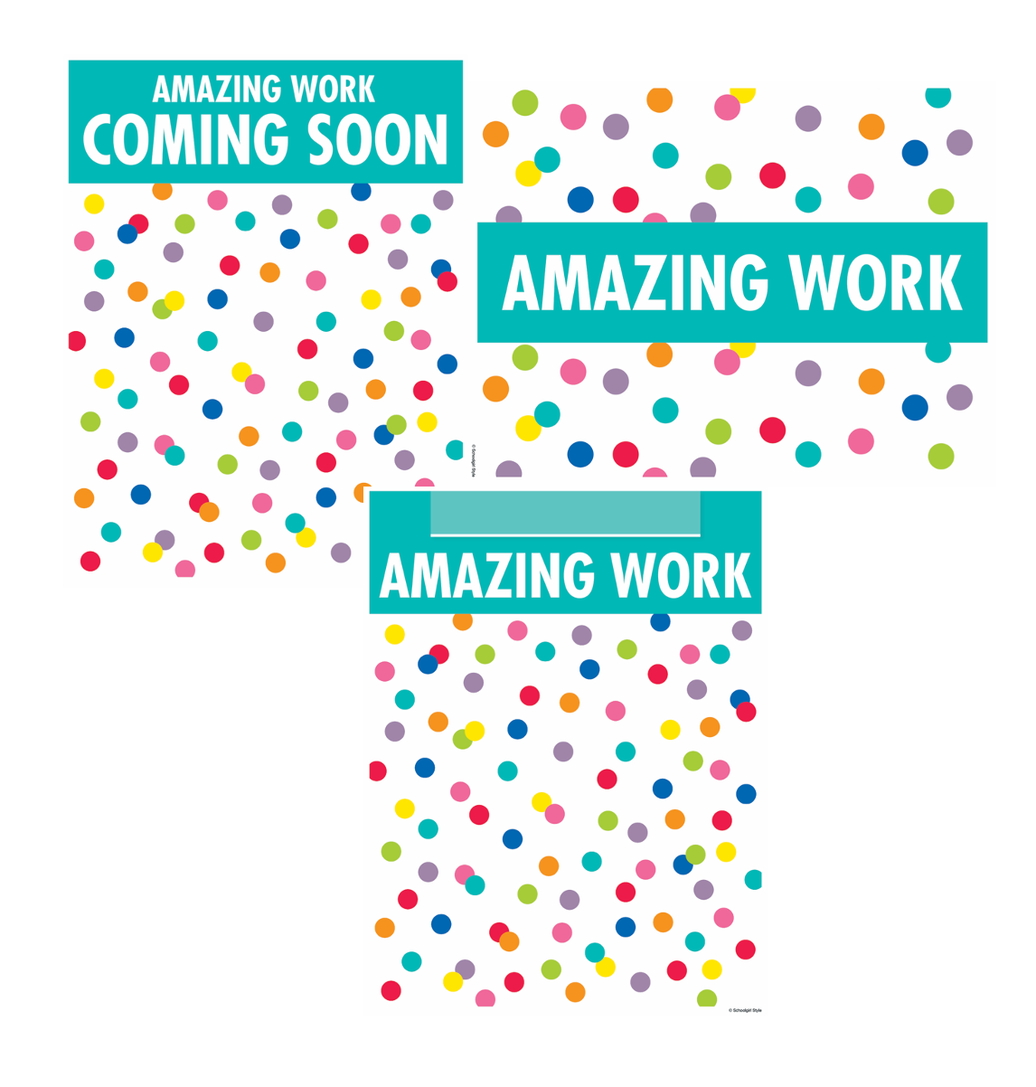 Amazing Work Display | Confetti Crush | Schoolgirl Style