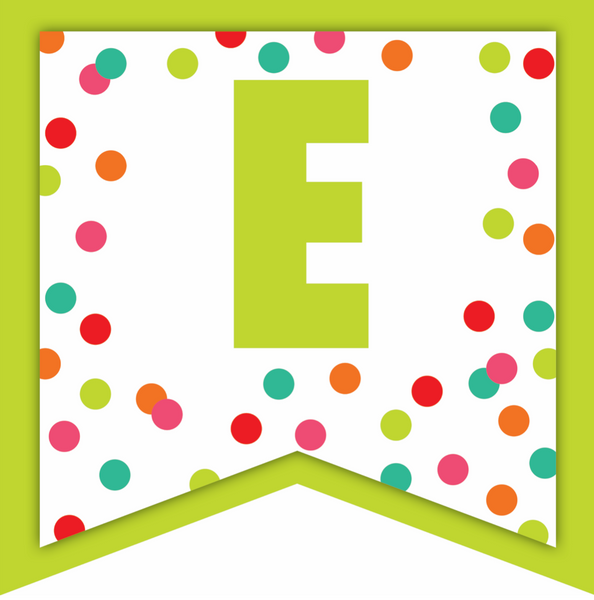 Confetti Welcome Banners | Black, White and Stylish Brights ...