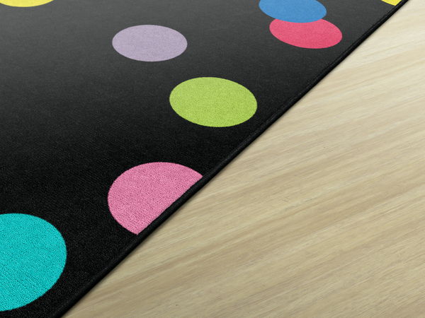 Rainbow Polka Dots | Classroom Rug | Just Teach | Schoolgirl Style