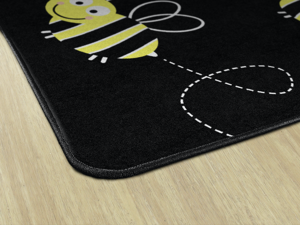 Bees on Black | Classroom Rug | Schoolgirl Style