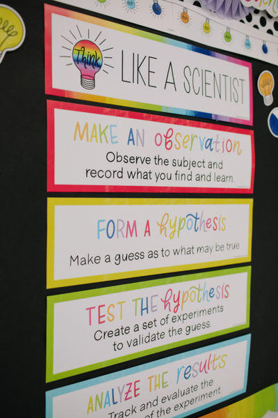 "Think Like a Scientist" Mini Bulletin Board Set|Schoolgirl Style