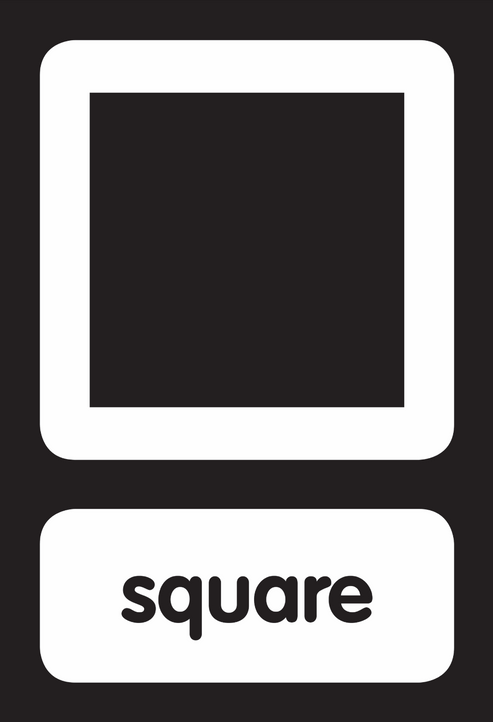 Black and White Shape Posters | Just Teach | Schoolgirl Style