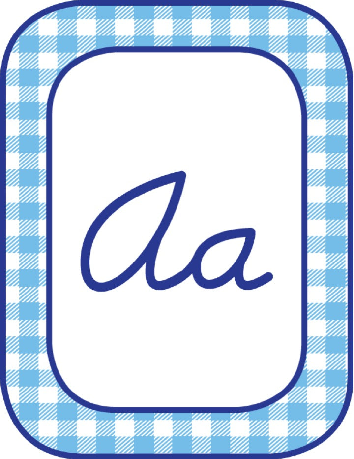 Cursive Alphabet Cards | Southern Charm | UPRINT | Schoolgirl Style