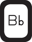 Manuscript Alphabet Cards | Black, White and Stylish Brights ...