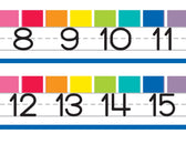 Rainbow Number Line|U PRINT – Schoolgirl Style