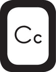 Manuscript Alphabet Cards | Black, White and Stylish Brights ...