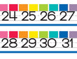 Rainbow Number Line|U PRINT – Schoolgirl Style