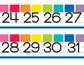 Rainbow Number Line|U PRINT – Schoolgirl Style