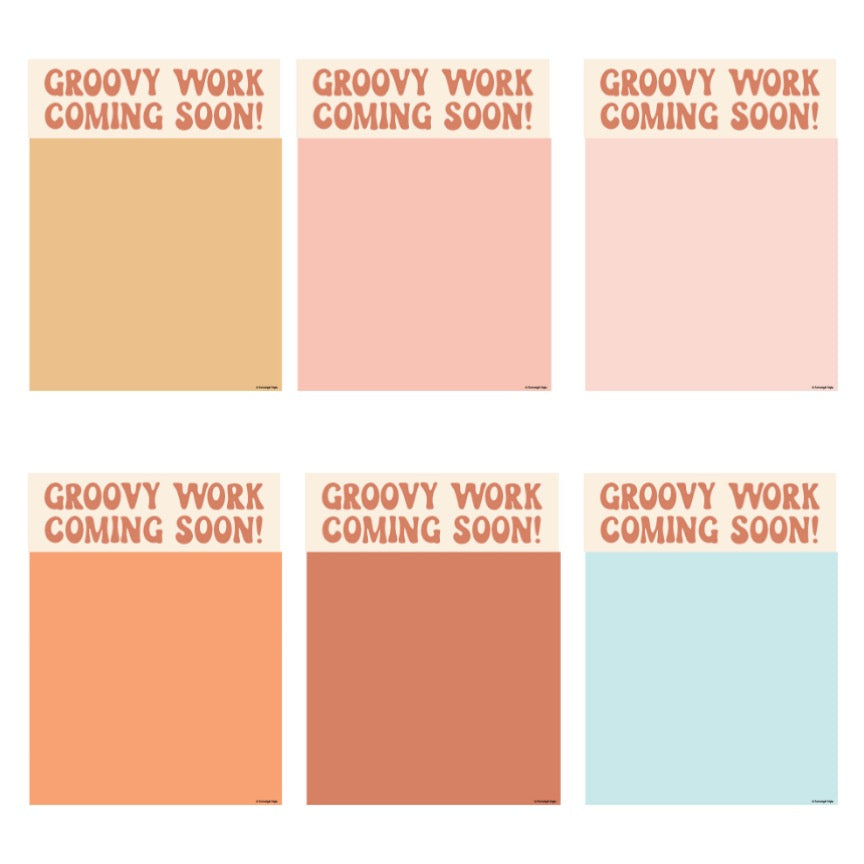 Groovy Work Displays | Retro Classroom Decor | Schoolgirl Style