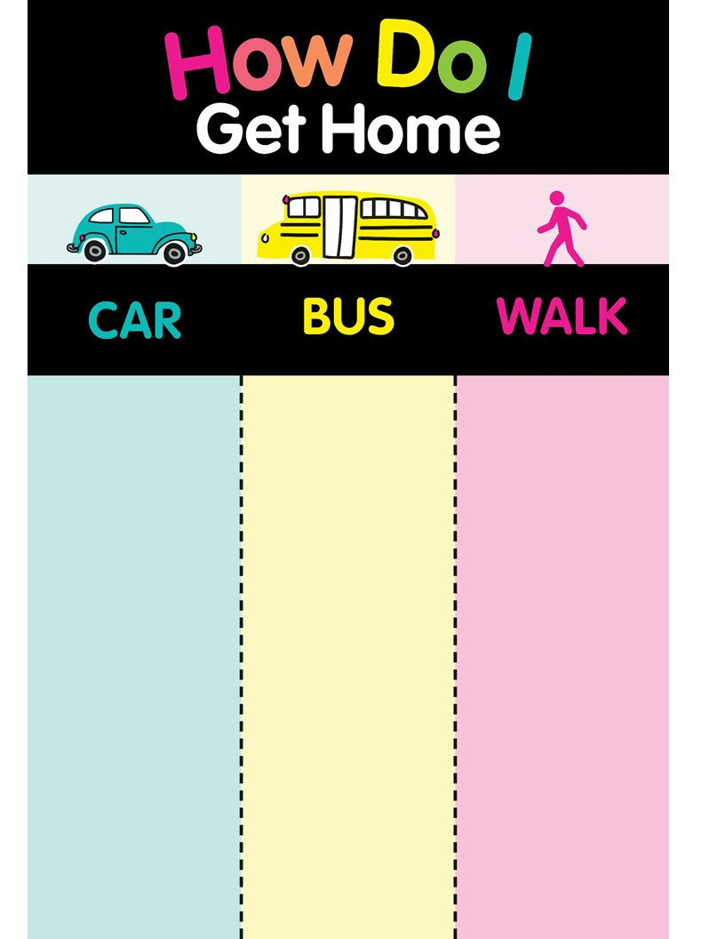 How Do I Get Home?Chart | Simply Stylish Tropical | UPRINT | Schoolgir ...
