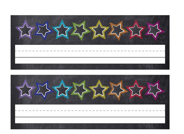 Stars Nameplates| |Schoolgirl Style