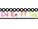 Alphabet Line Manuscript (Black) | Black, White and Stylish Brights ...