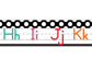 Alphabet Line Manuscript (Black) | Black, White and Stylish Brights ...