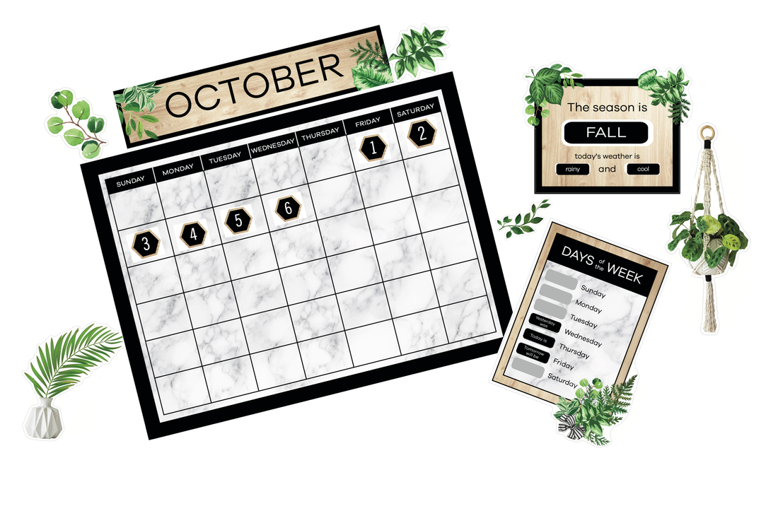 Simply Boho | Full Printable Classroom Decor Bundle – Schoolgirl Style
