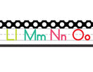 Alphabet Line Manuscript (Black) | Black, White and Stylish Brights ...