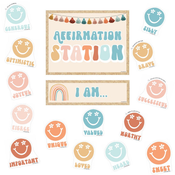 Good Vibes | Printable Classroom Decor | Bundle | Retro Classroom Deco ...