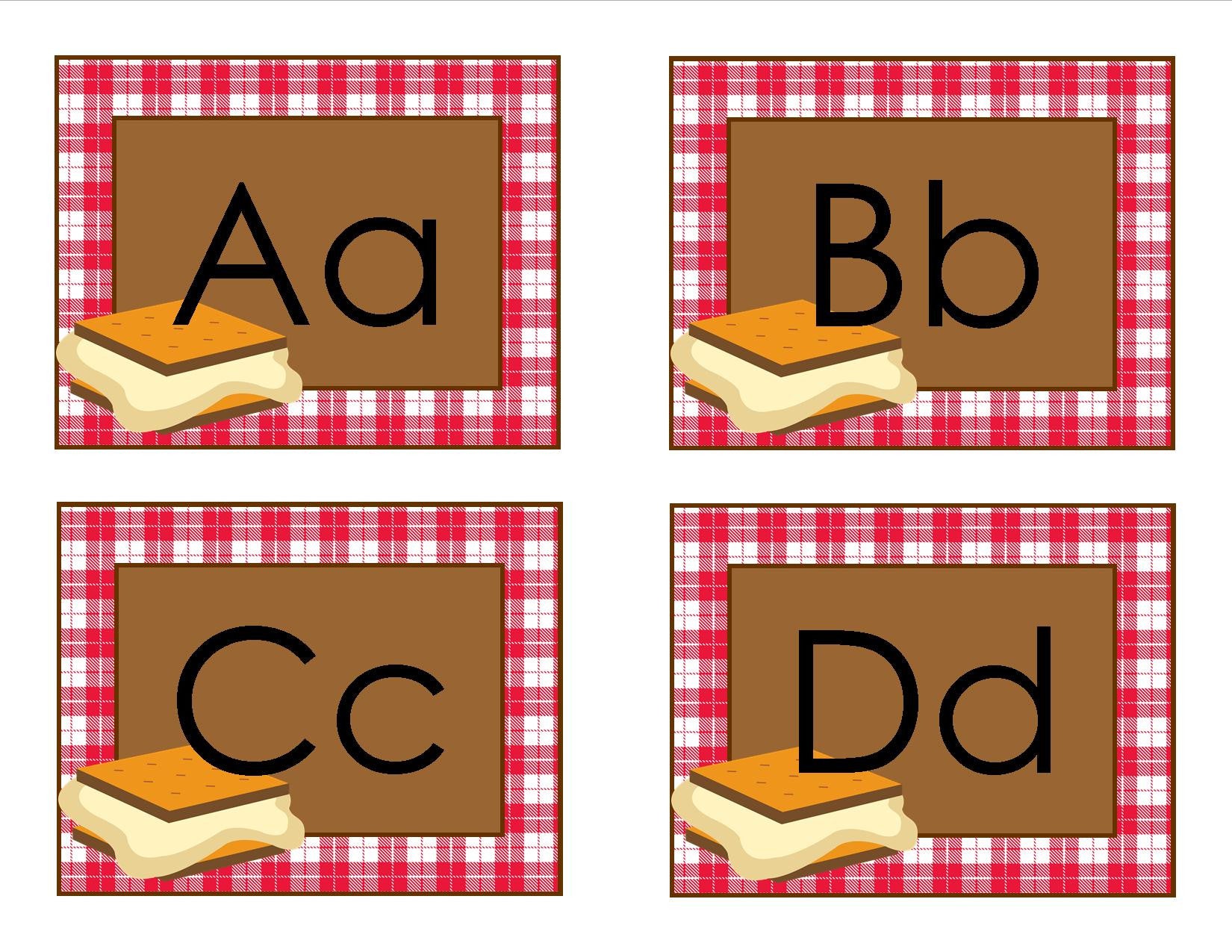 S'more Word Wall Labe|Schoolgirl Style