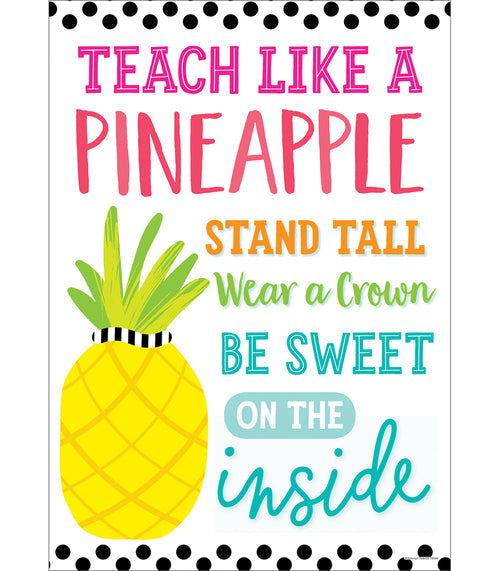 Teach Like a Pineapple' Poster |Schoolgirl Style