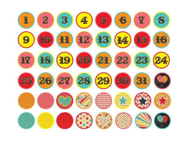 Calendar Set | Vintage Circus | UPRINT | Schoolgirl Style