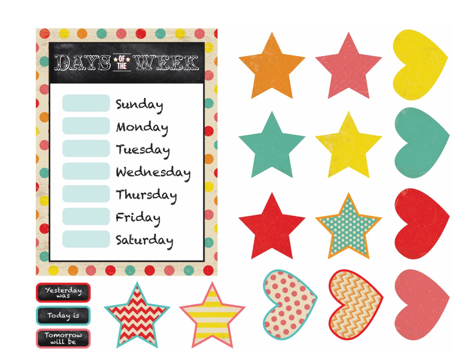 Calendar Set | Vintage Circus | UPRINT | Schoolgirl Style