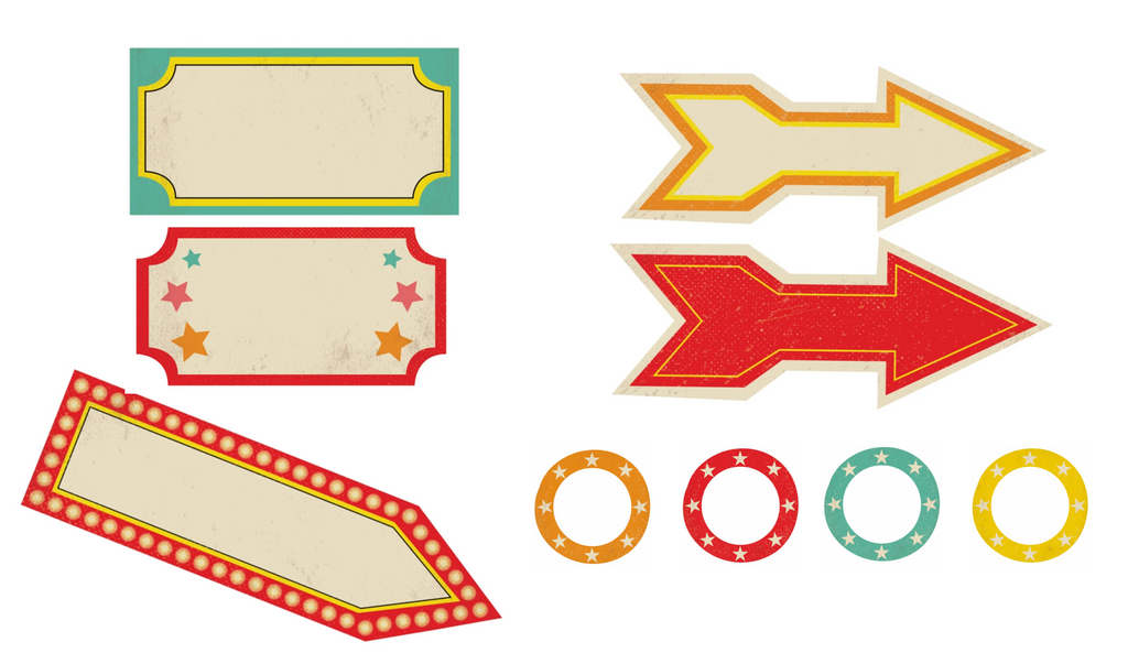 Blank Carnival Sign