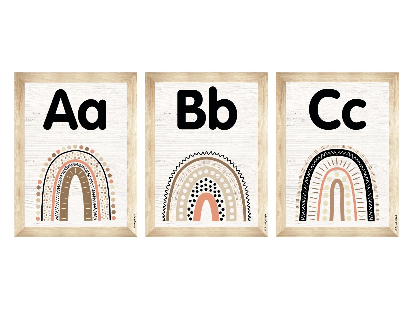 Word Wall Headers|Neutral|Schoolgirl Style