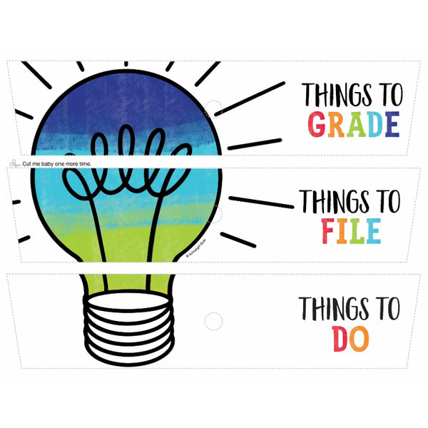 Cart Labels | Rainbow Classroom Decor | Schoolgirl Style