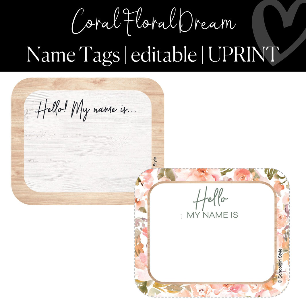 Schoolgirl Style | Name Tags and Labels