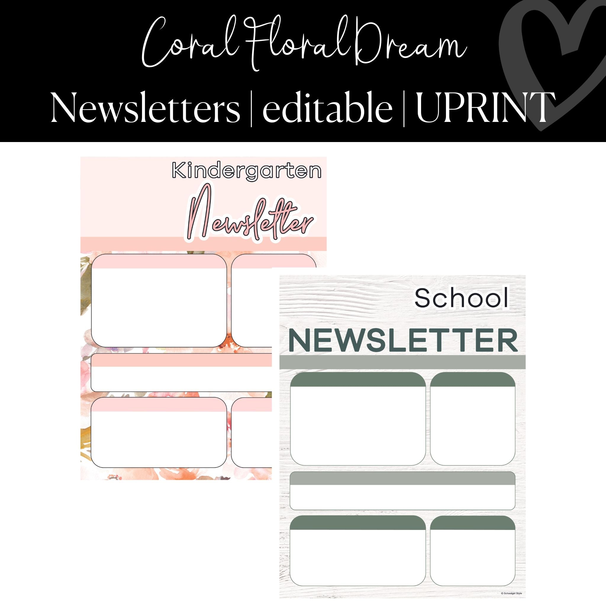 Printable and Editable Classroom Newsletters | Classroom Organization ...