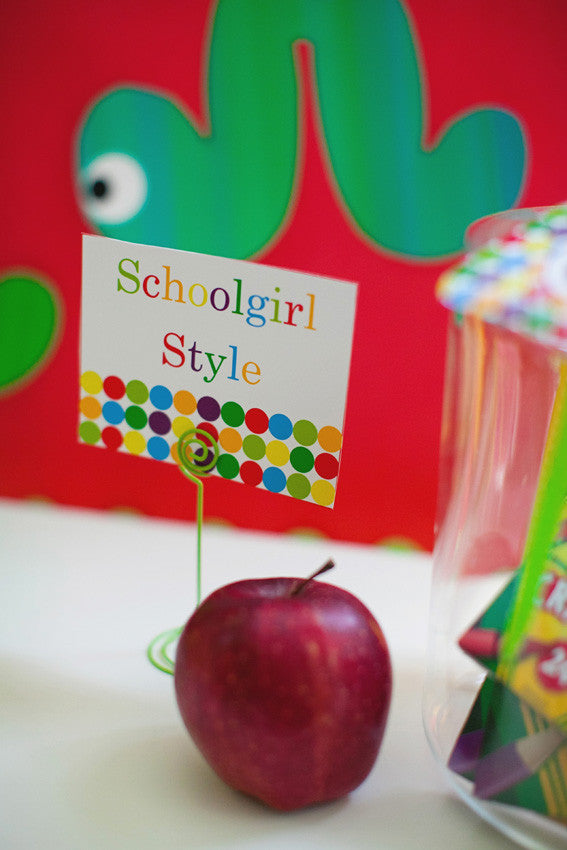 Multipurpose Labels | Primary Apple | Schoolgirl Style