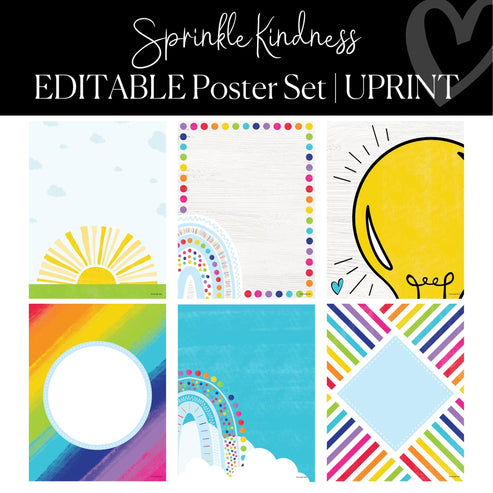Sprinkle Kindness | Full Printable Classroom Decor Bundle – Schoolgirl ...